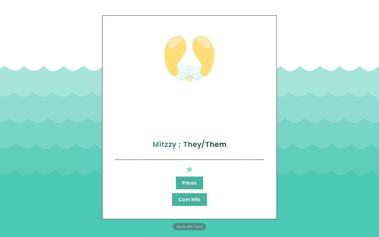 Mitzzy's com carrd!